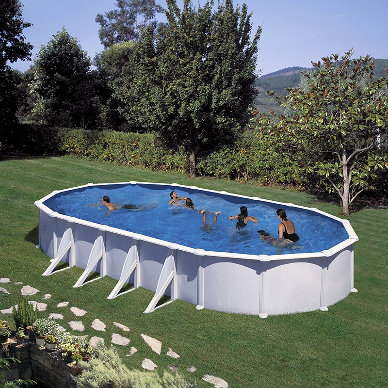 Piscine acier Gre Fidji ovale Piscine acier Gre Fidji ovale