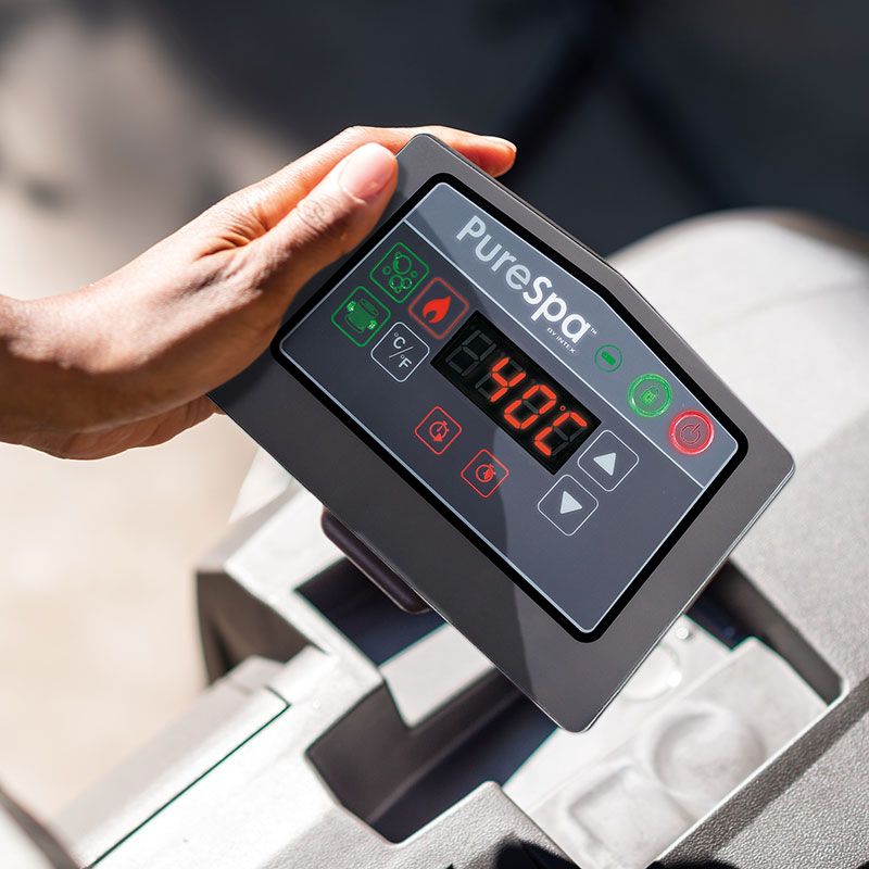 Spa Intex Baltik 6 places Pure Spa bulles et LED luxe