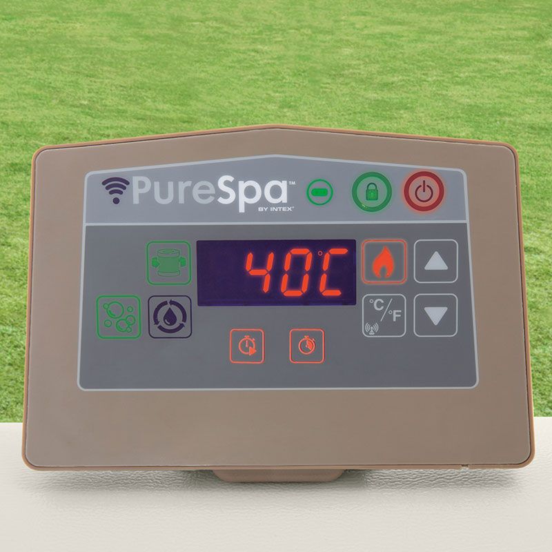 Spa gonflable Intex Pure Spa Calacatta bulles jets 4 places WiFi