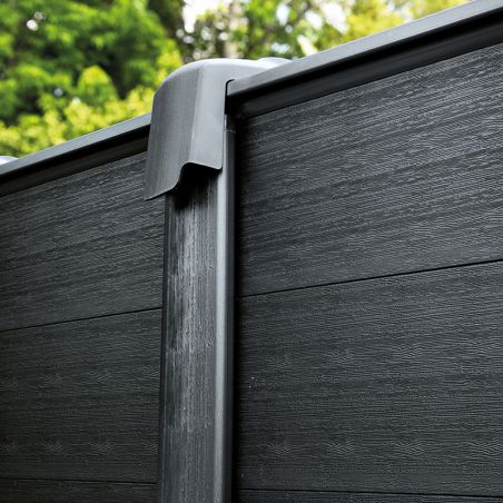 Piscine Graphite Intex 4,00 x 3,00 x h1,24m forme rectangulaire