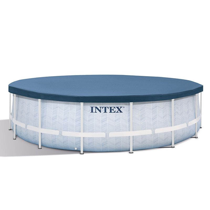 Piscine Intex Prism Frame Chevron 4.88 x h1.22m Esprit bohème chic